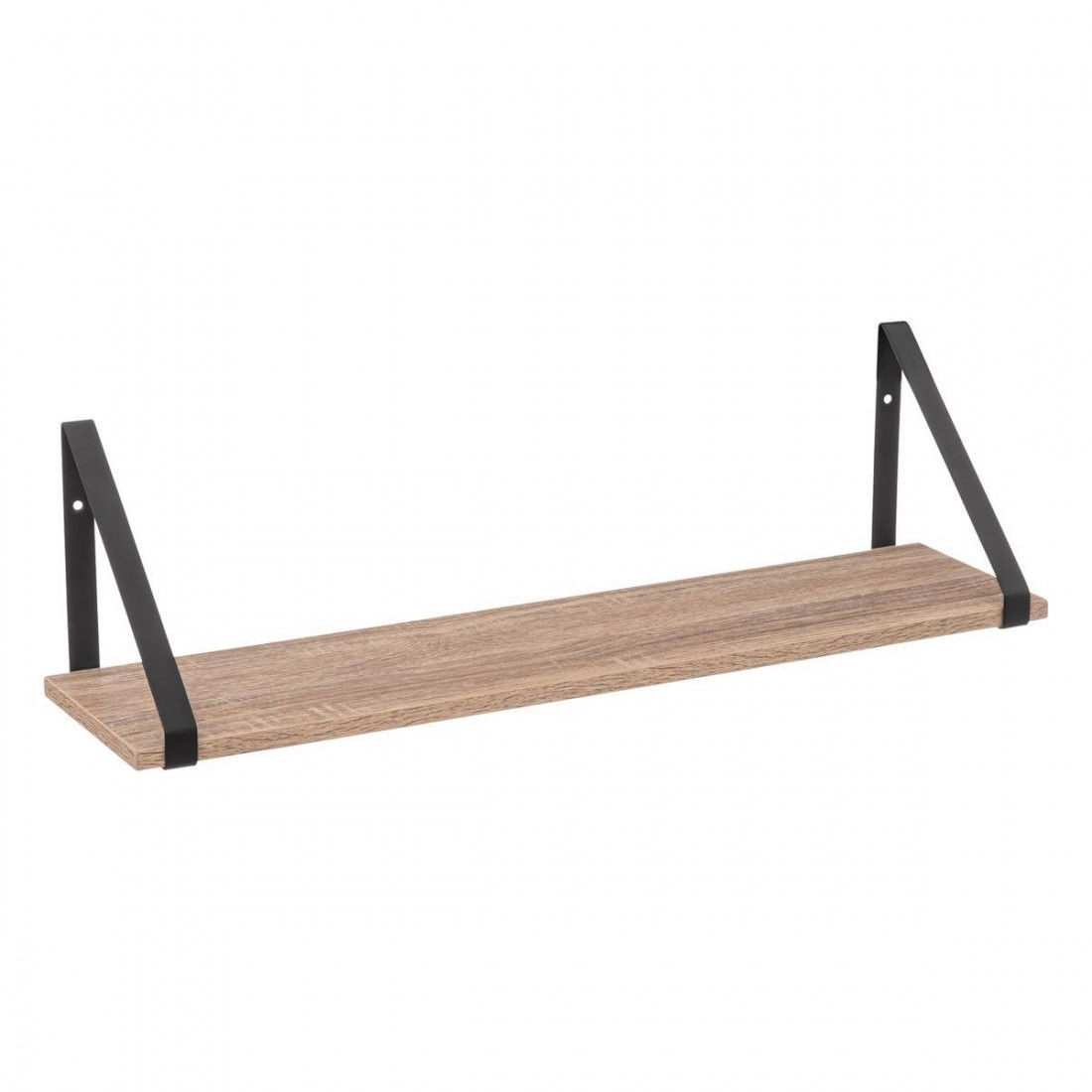 Etagère murale élégante en bois et métal