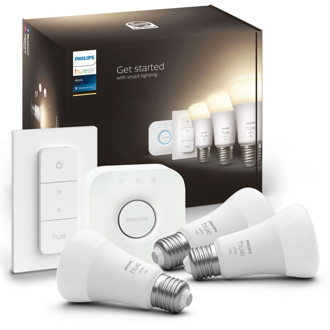 Hue Startkit White 3 x E27 with remote control
