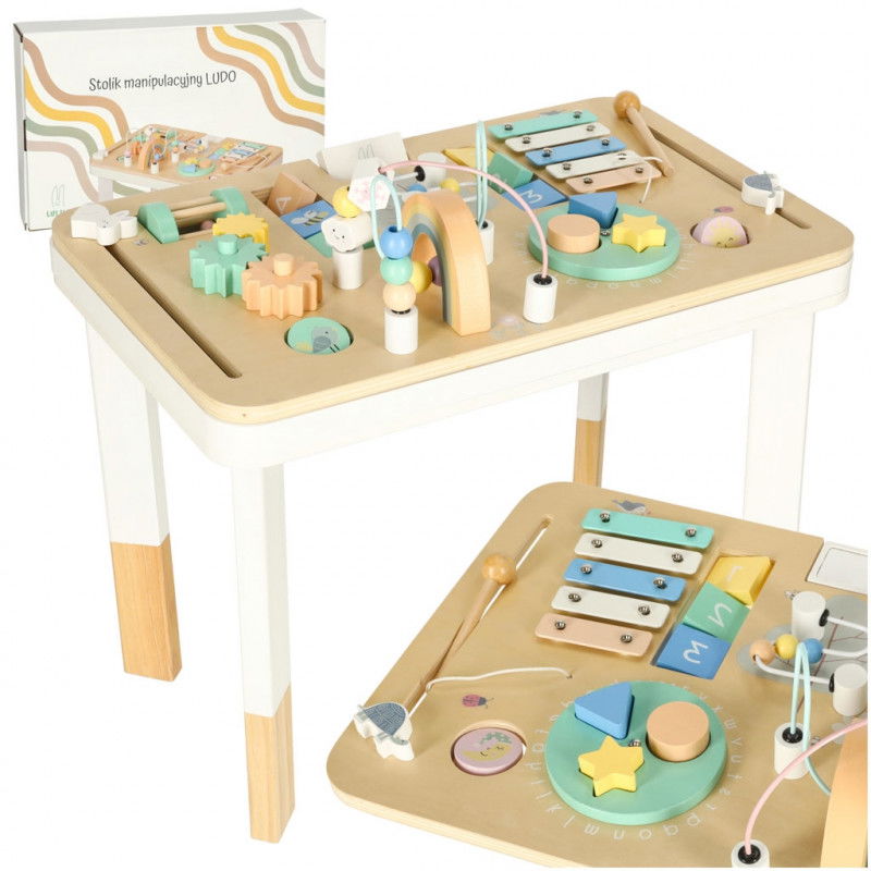 Lulilo Colorful montessori manipulative table