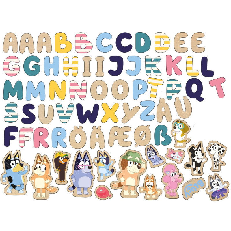Bluey Magnetic letters