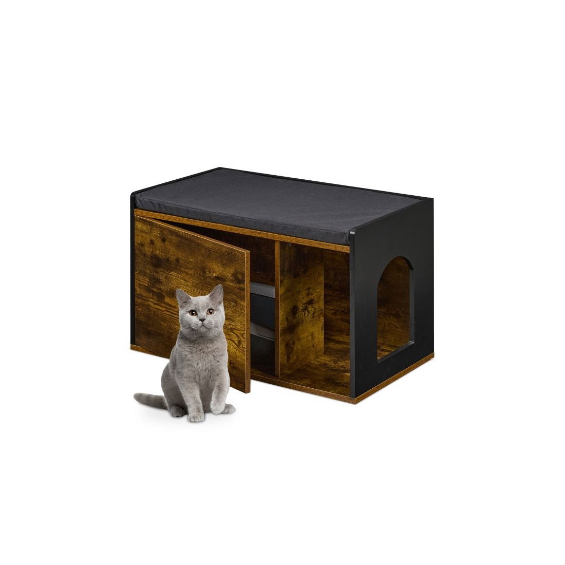 Cat cabinet in industrial design
