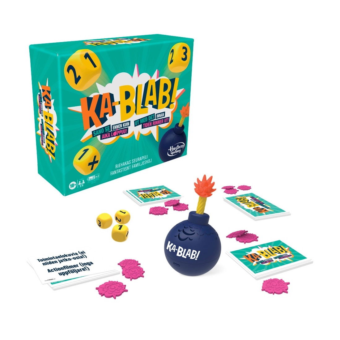 Jeu de société Kablab (en langue finlandaise et suédoise.)